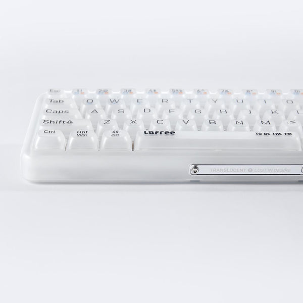 Lofree 1% Dual Mode Transparent Keyboard - WhatGeek