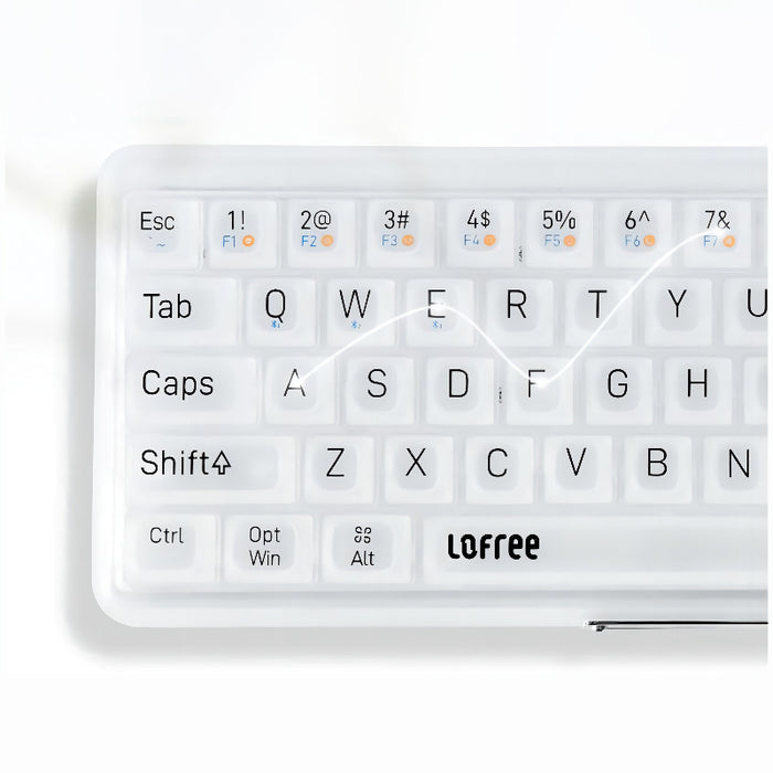 Lofree 1% Dual Mode Transparent Keyboard - WhatGeek