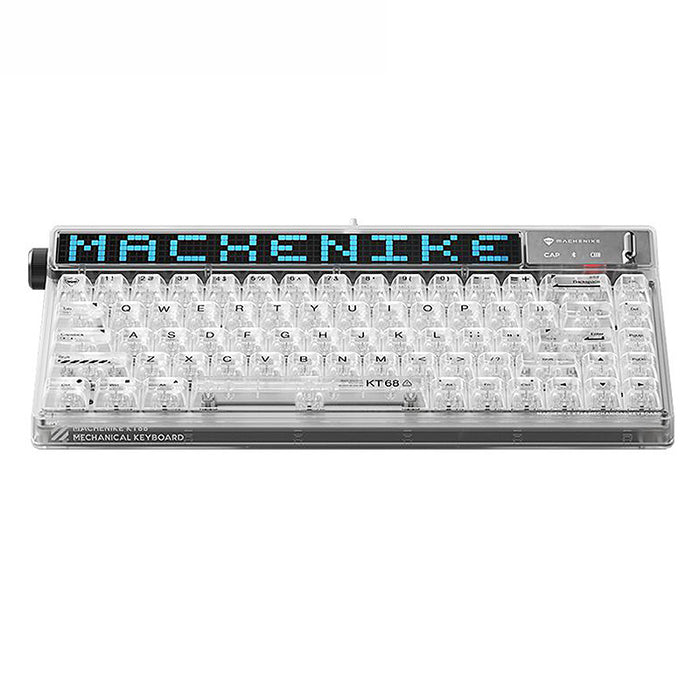 Machenike KT68 Smart Screen Hot-Swap Mechanical Keyboard - WhatGeek