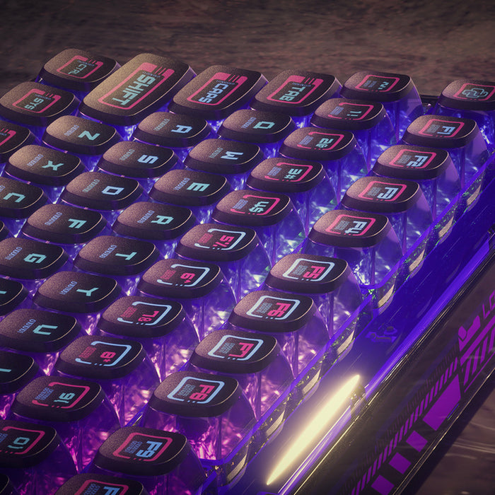 PIIFOX Cyberpunk ASA Profile PBT Keycap Set 117 Keys - WhatGeek