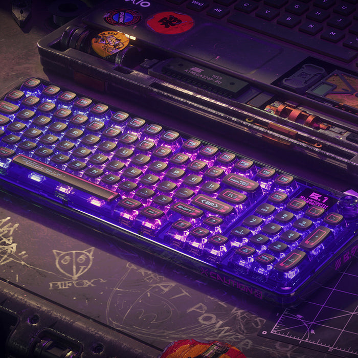 PIIFOX Cyberpunk ASA Profile PBT Keycap Set 117 Keys - WhatGeek