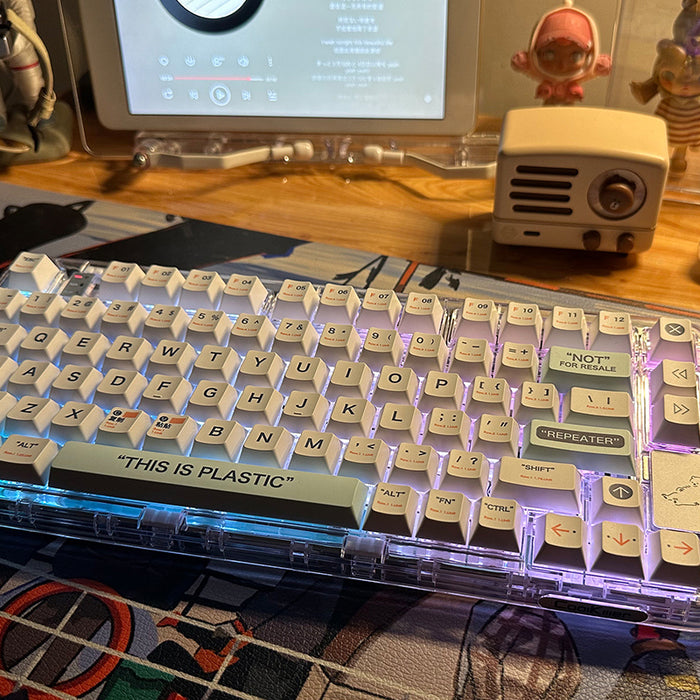 Plastic Theme XDA Profile PBT Keycap Set 140 Keys - WhatGeek