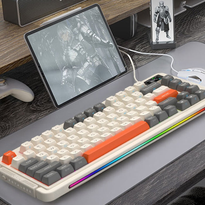 RoyalAxe L75 Keyboard with TFT Display - WhatGeek
