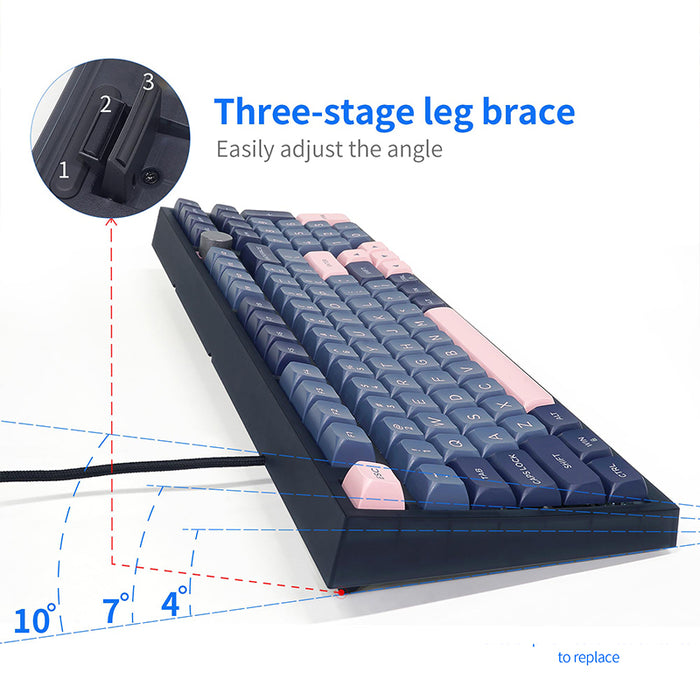 SKYLOONG GK980 1800 Compact 3-Mode RGB DIY Keyboard Kit - WhatGeek