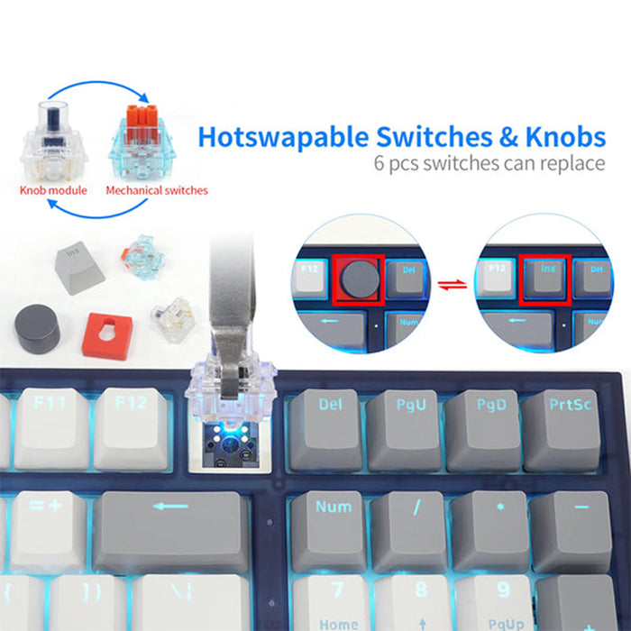 SKYLOONG GK980 1800 Compact Mechanical Keyboard - WhatGeek