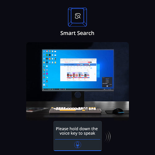 iFLYTEK AI T8 Mechanical Keyboard Supports Voice Input Over 66 Languages - WhatGeek