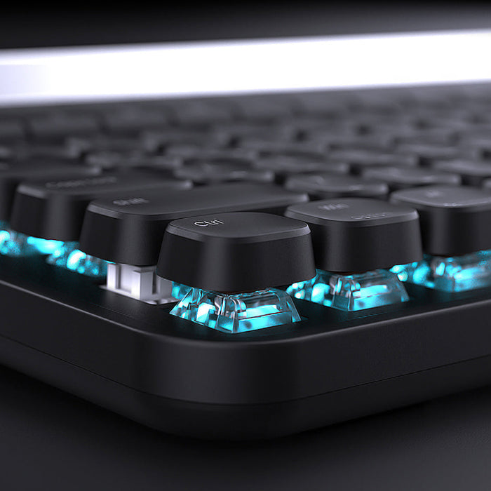ACGAM ACTTO B703 Wireless Typewriter Retro Mechanical Keyboard - WhatGeek