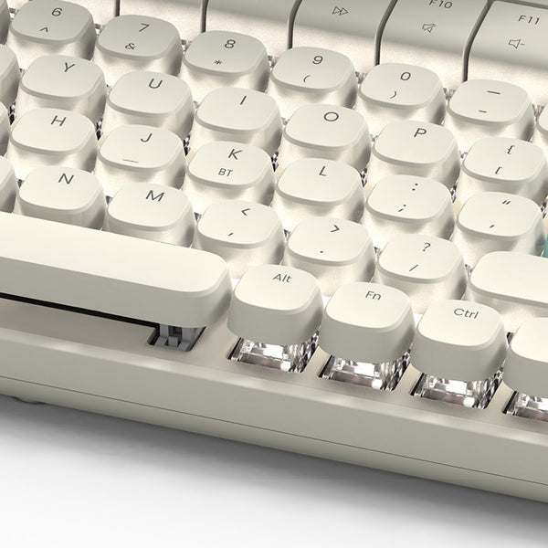 ACGAM ACTTO B703 Wireless Typewriter Retro Mechanical Keyboard - WhatGeek